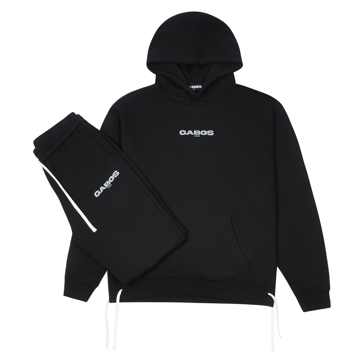 MEN'S FULL TRACKSUIT IN BLACK | Heavyweight Cotton, Premium Streetwear ...