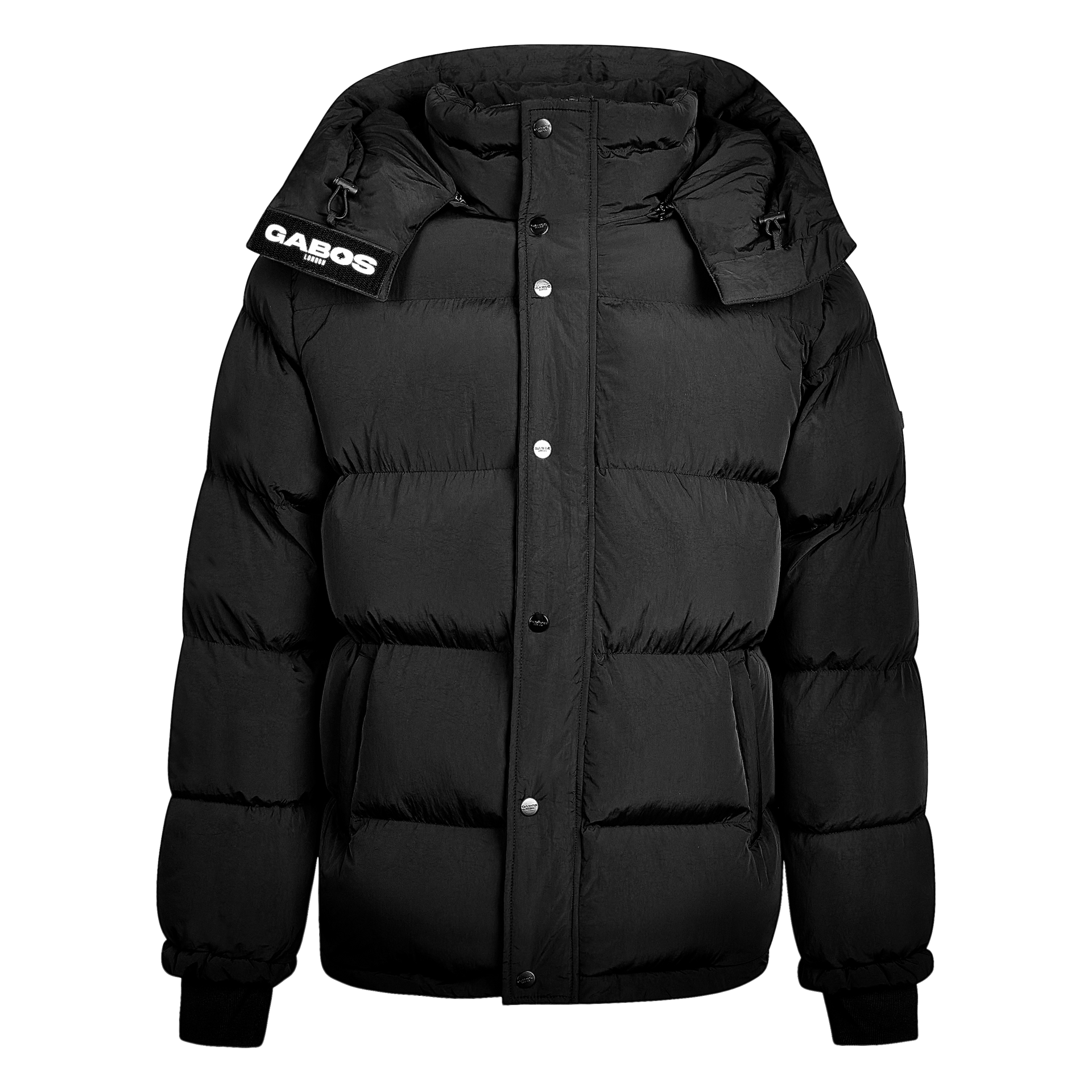 PUFFER JACKET | MEN'S BLACK PUFFER JACKET - STREET BOMBER 3.0 BY GABOS ...