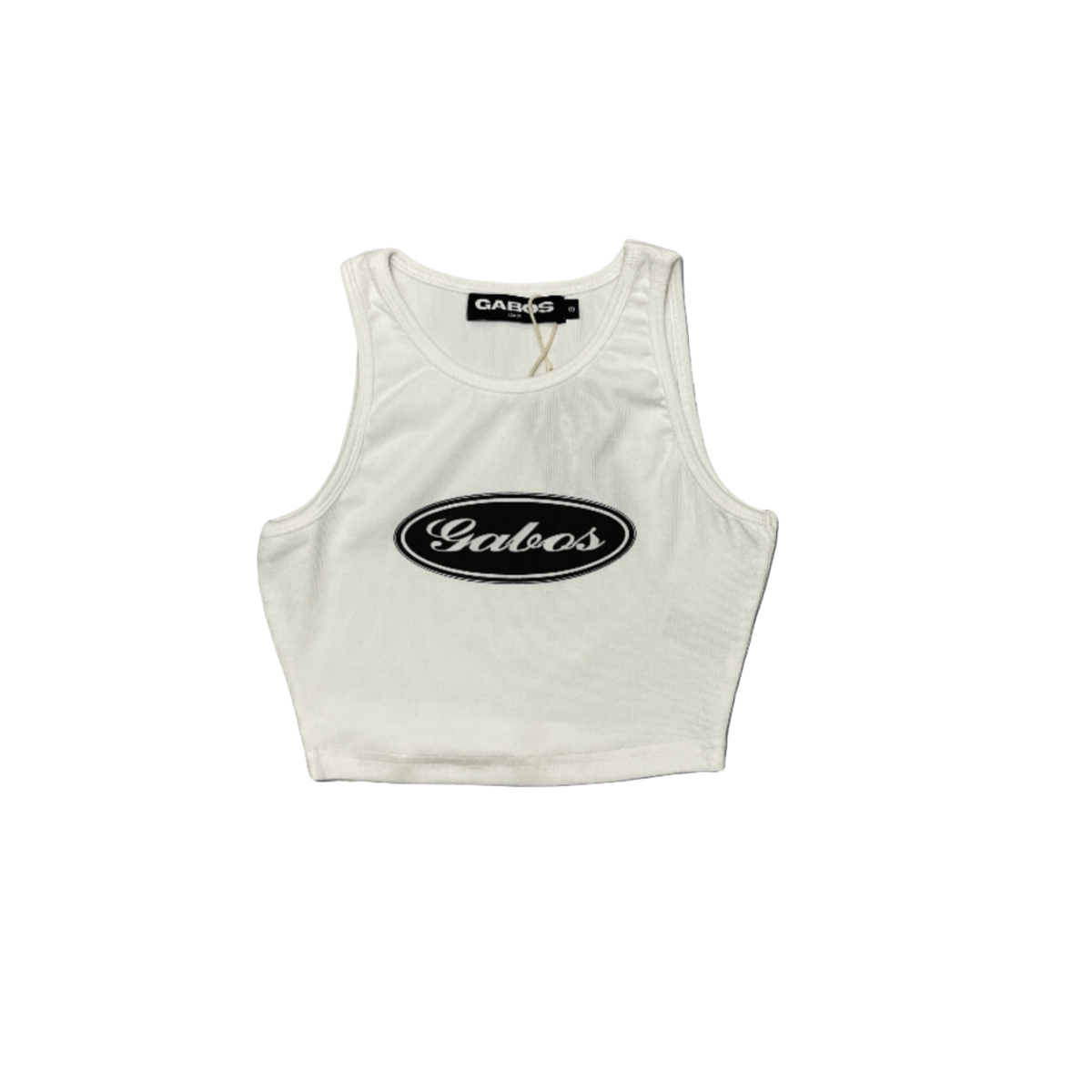 White "Panda" Crop Vest – Gabos London