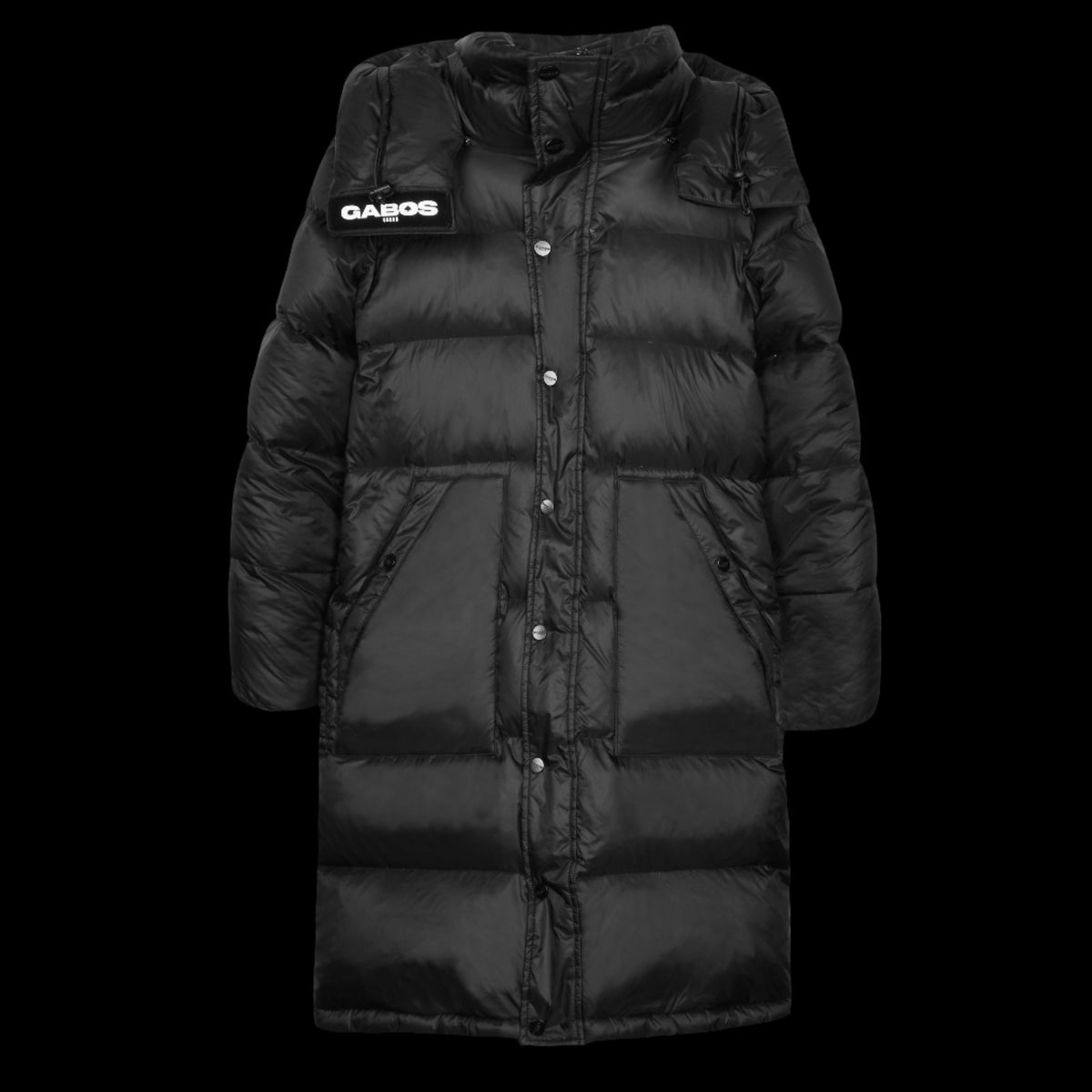 The “Street Sweeper” Bomber Jacket Black Reflective Trench Coat – Gabos ...